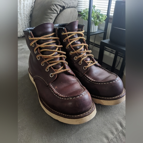 Red Wing Shoes | Shoes | Red Wing Heritage Moc Toe Boots Mens Size 8 ...